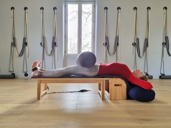 Supported Setu Bandha Sarvangasana