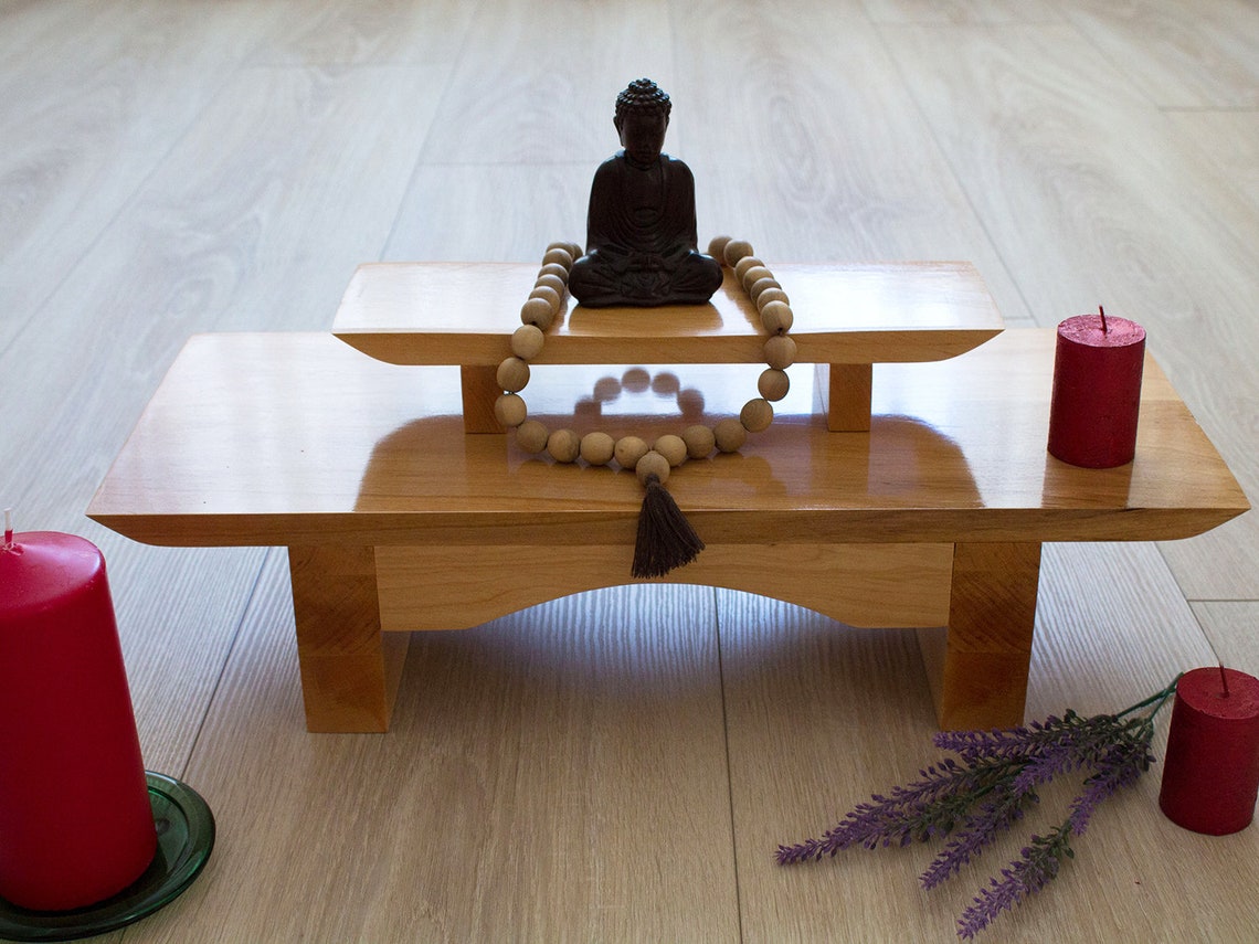 Puja Table. Meditation Shrine. Prayer Table. Meditation Altar. - Etsy