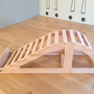 Iyengar Yoga Back Bending Bench. Wooden Yoga Bench. Viparita Dandasana ...