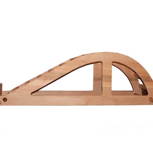 Iyengar Yoga Back Bending Bench. Wooden Yoga Bench. Viparita Dandasana ...