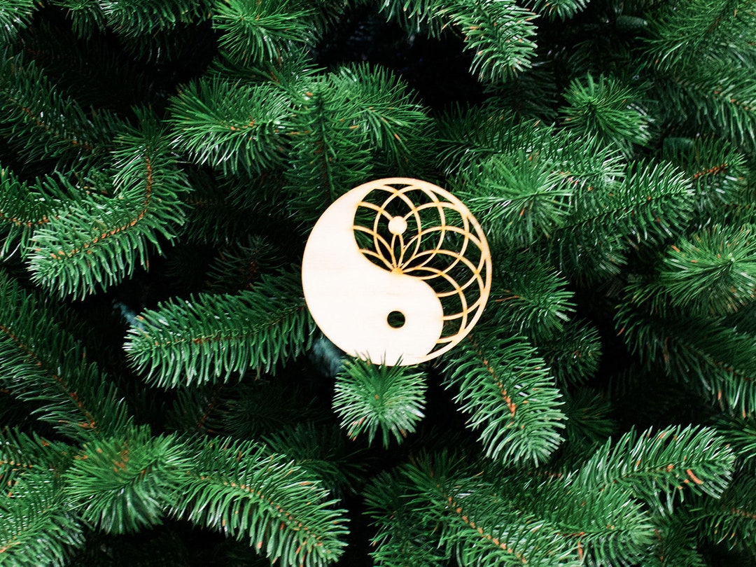 Wooden Laser Cut Sacred Symbol | Yin Yang | Sacred Geometry | Spiritual ...