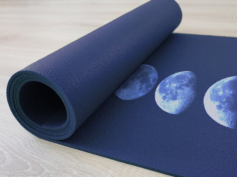 Moon Cycle Yoga Mat. Lunar Print. Celestial Print. - Etsy