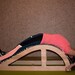 Iyengar Yoga Back Bending Bench. Wooden Yoga Bench. Viparita Dandasana ...