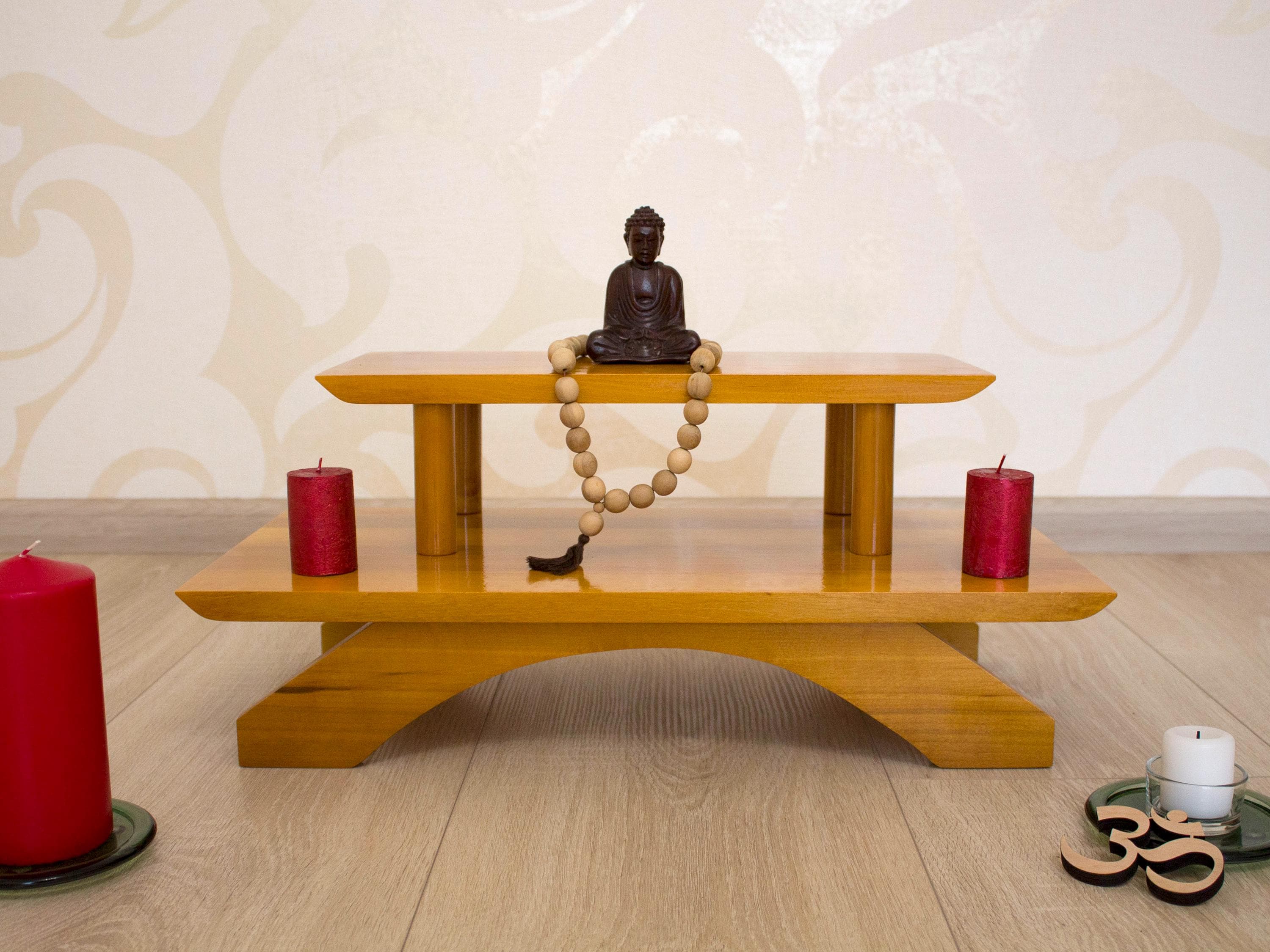 Puja Table. Meditation Shrine. Prayer Table. Meditation Altar. Tea ...