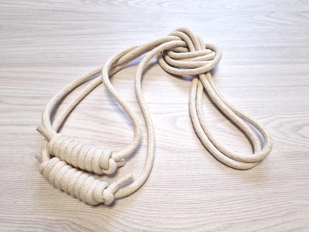 Yoga Anti-gravity Wall Rope Set of Pair Cotton Ropes 1.1 M Long ...
