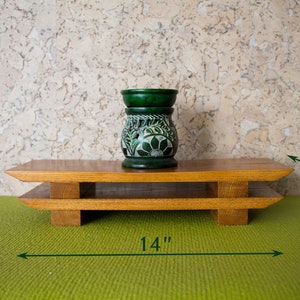 Mini Puja Table. Puja Pedestal. Meditation Shrine. Prayer Table ...