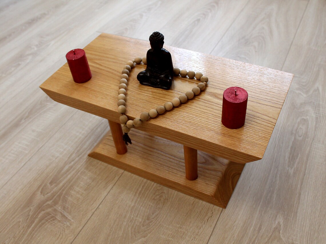 Puja table. Meditation shrine. Prayer table. Meditation altar. | Etsy