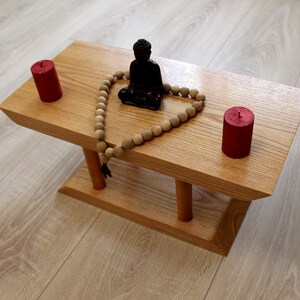 Puja Table. Meditation Shrine. Prayer Table. Meditation Altar. Tea ...