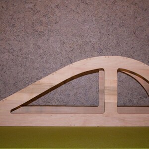 Iyengar Yoga Back Bending Bench. Wooden Yoga Bench. Viparita Dandasana ...