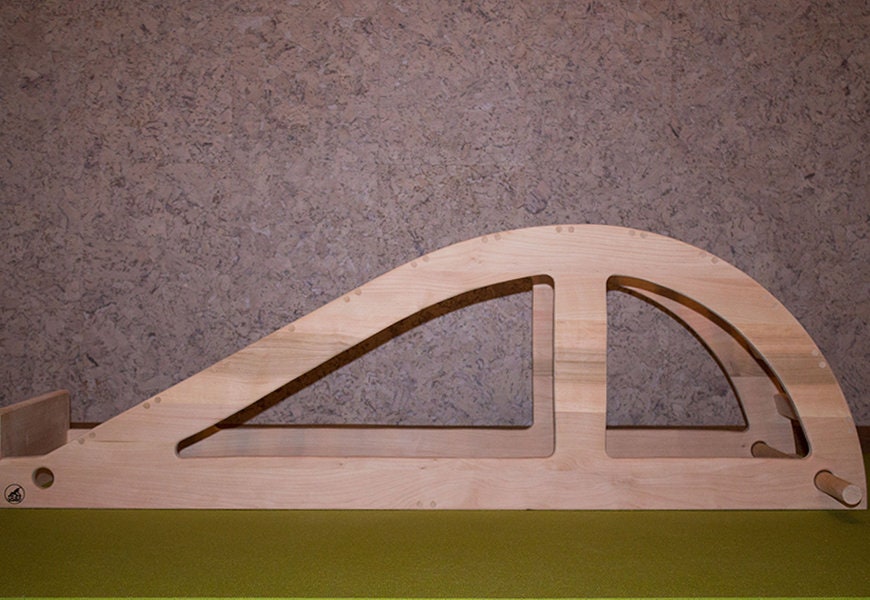 Iyengar Yoga Back Bending Bench. Wooden Yoga Bench. Viparita - Etsy