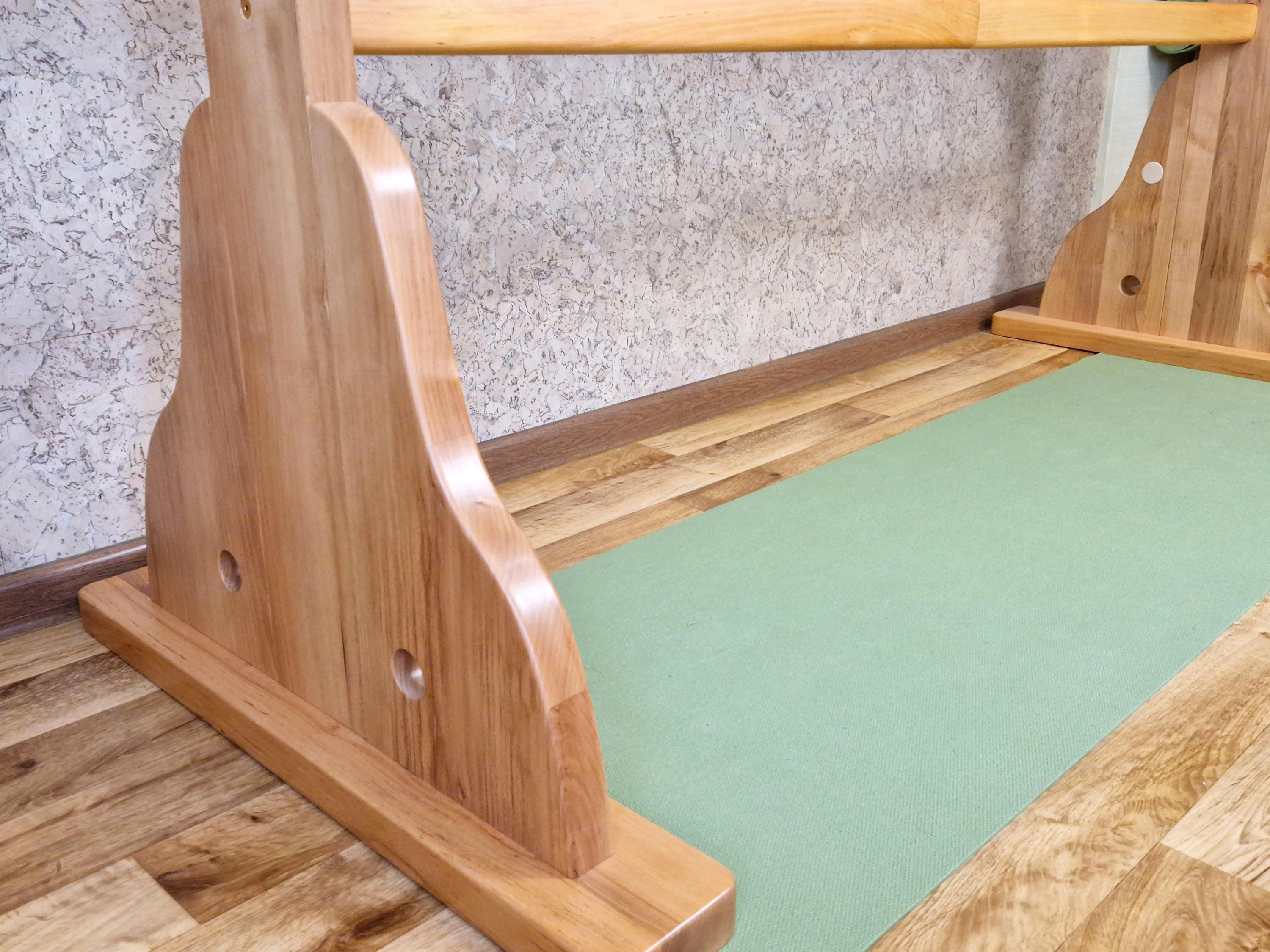 Solid Wood Yoga Trestler – Iyengar Yoga Prop for Standing Poses ...