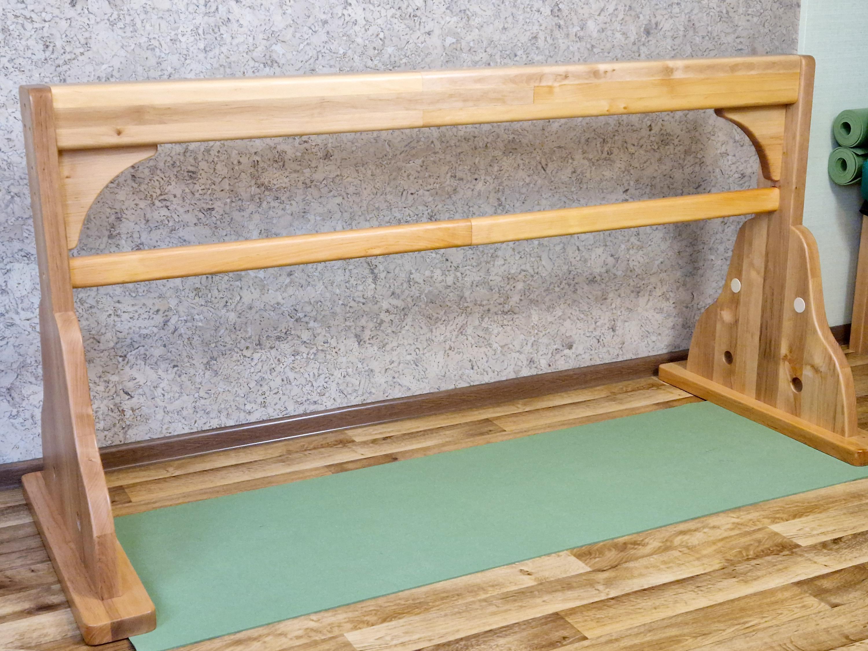 Solid Wood Yoga Trestler – Iyengar Yoga Prop for Standing Poses ...