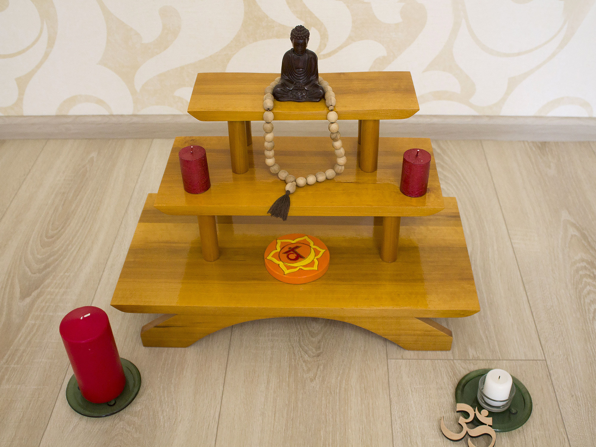 Puja Table. Meditation Shrine. Prayer Table. Meditation Altar. Tea ...