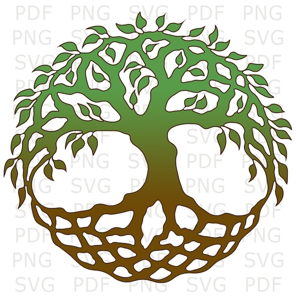 Tree of Life Vector - Etsy