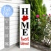 Tall Home Sweet Home Fall Leaf Svg, Vertical Welcome Sign Svg, Canada ...