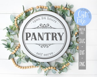 Pantry Svg Pantry Sign Svg Pantry Cricut Cut File Pantry - Etsy