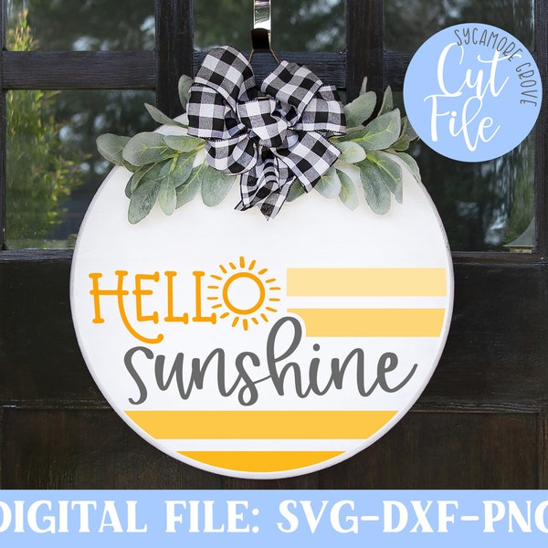 Hello Sunshine Svg - Etsy