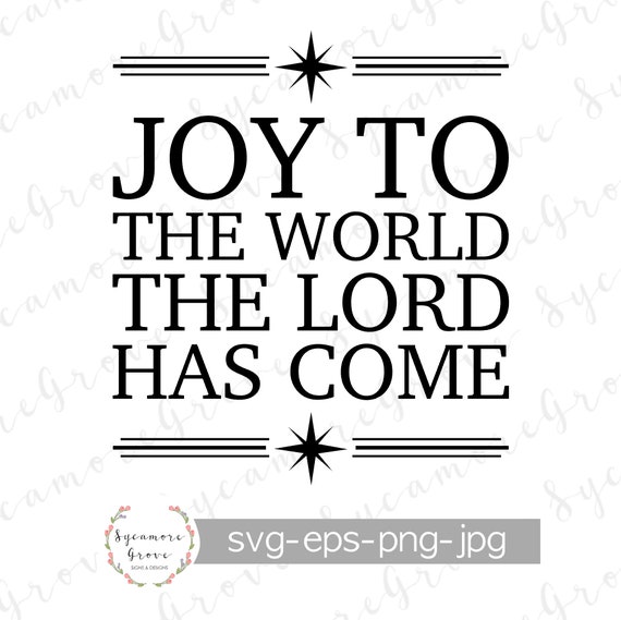 Christ Cutting File Instant Download Vinyl Stencil Song Christmas Hymn ...