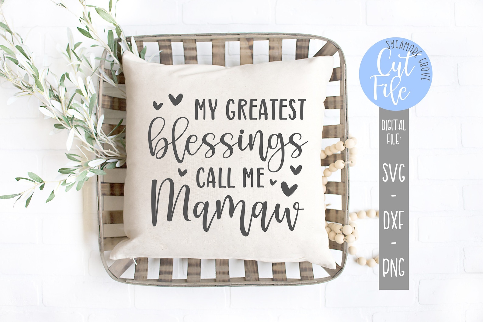 My Greatest Blessings Call Me Mamaw Svg Mothers Day Svg Etsy