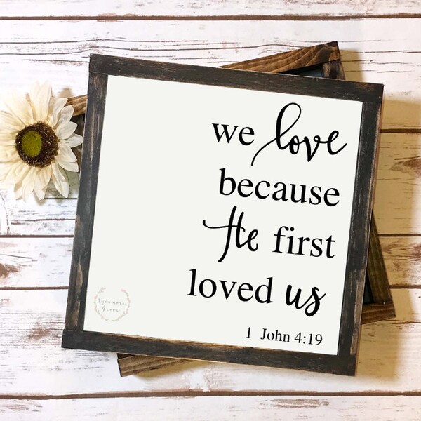 He First Loved Us - Etsy