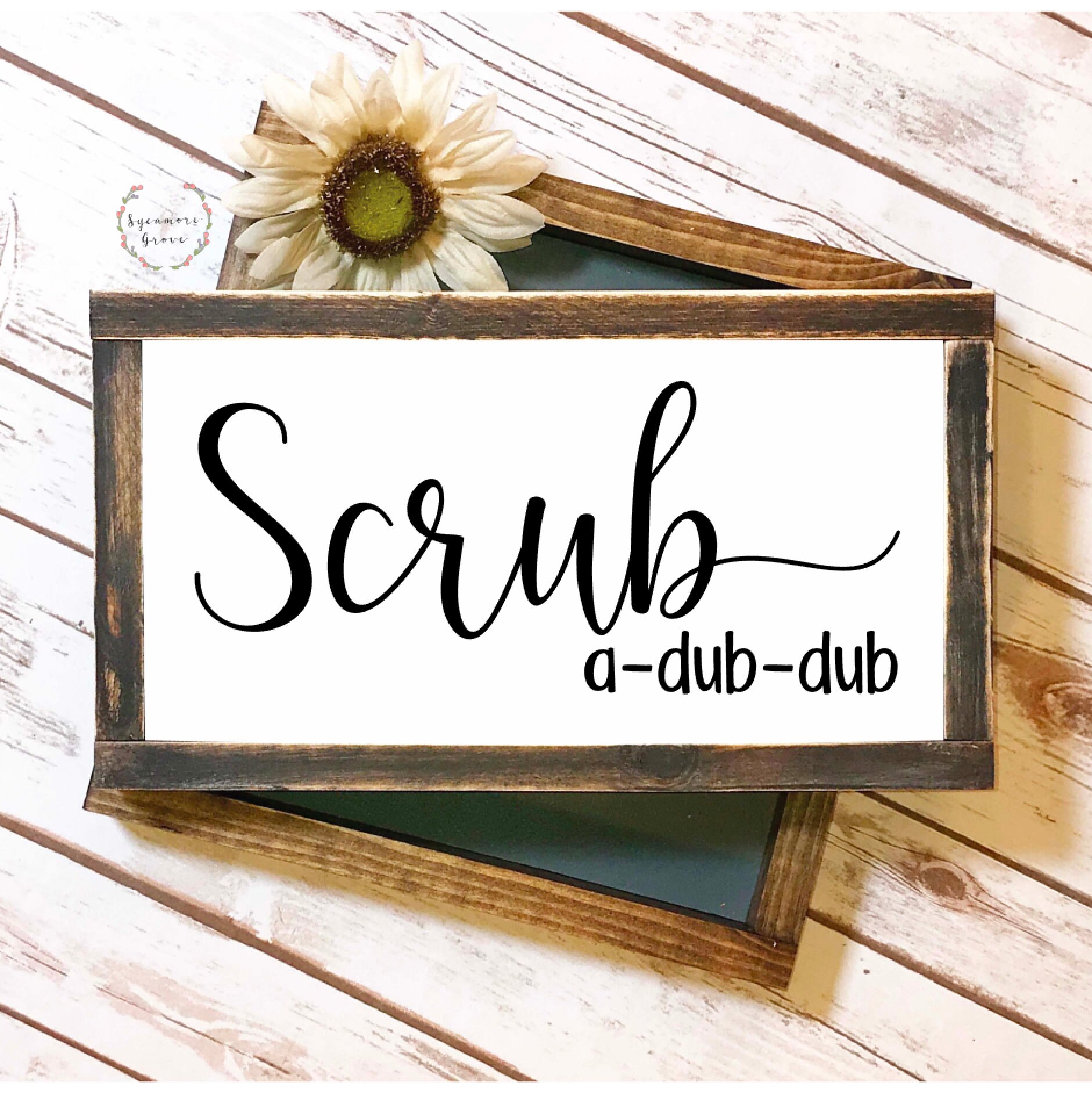 Scrub a Dub Dub SVG Bathroom Sign Digital Cut File - Etsy