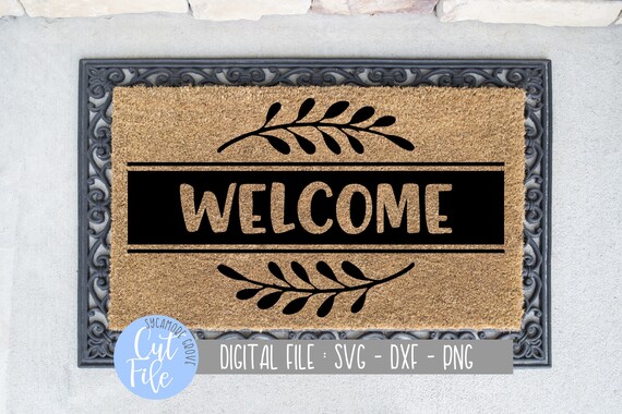 Welcome svg Entryway Doormat svg Home Sweet Home svg Cricut | Etsy