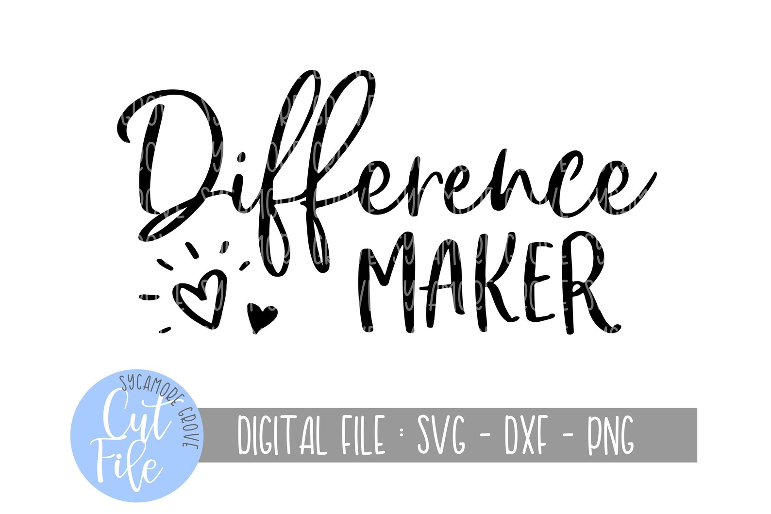 Difference Maker Svg School Teacher Svg Coach Svg Therapist | Etsy