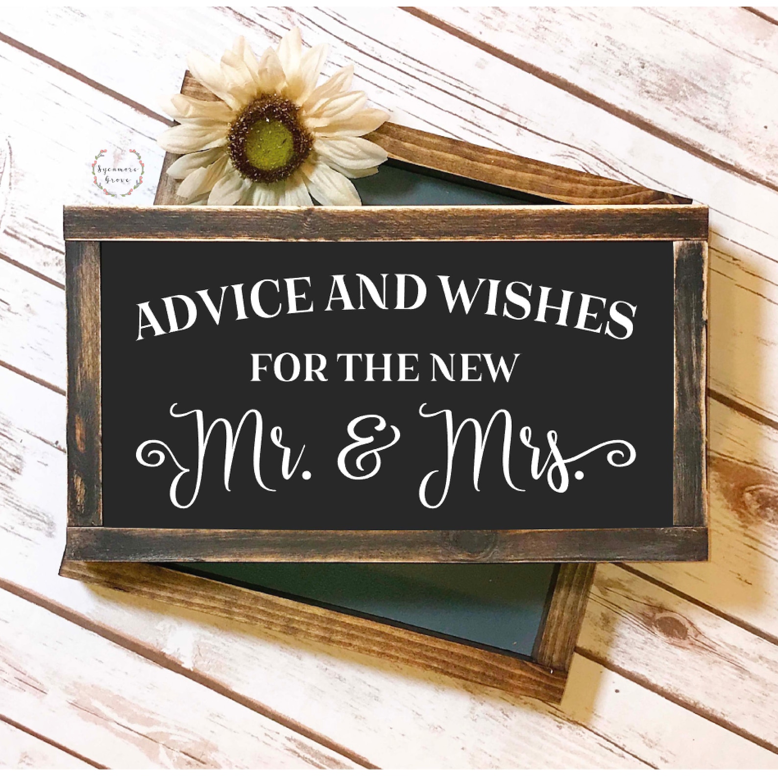Advice And Wishes For The New Mr And Mrs Svg Wedding Etsy