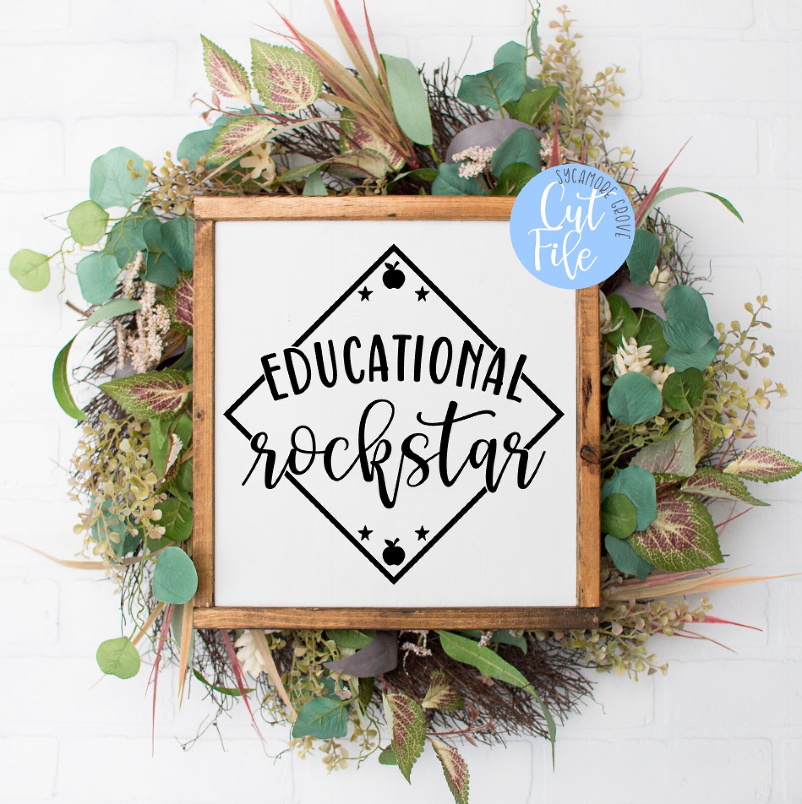 Educational Rockstar SVG Back to School Teacher Digital Cut | Etsy