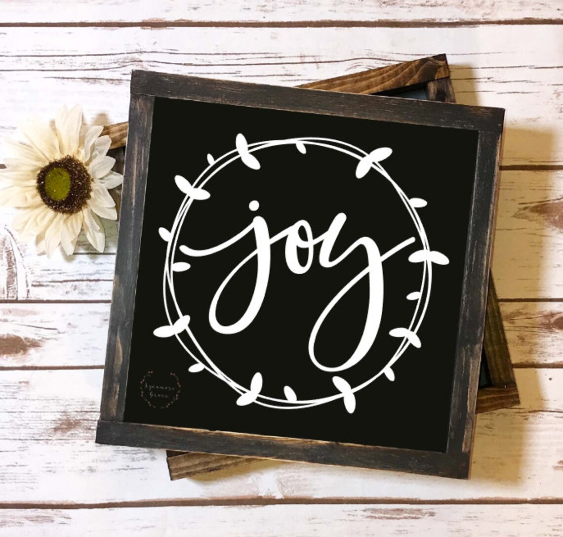 Joy SVG Christmas SVG Joy Wreath Svg Christmas Wreath Svg - Etsy