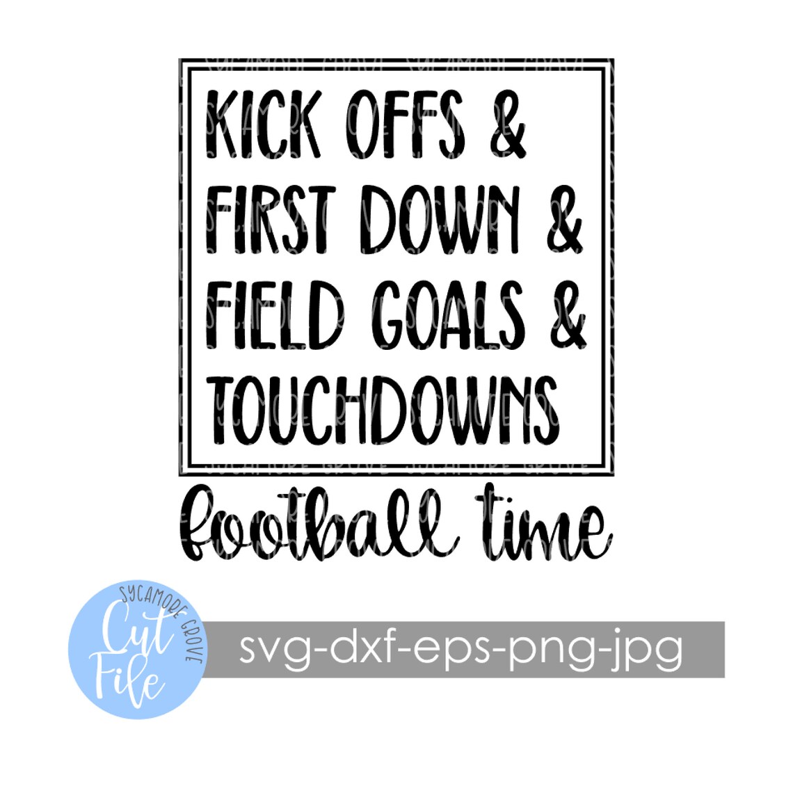 Football Word List Svg Kick Offs and First Down and Field - Etsy