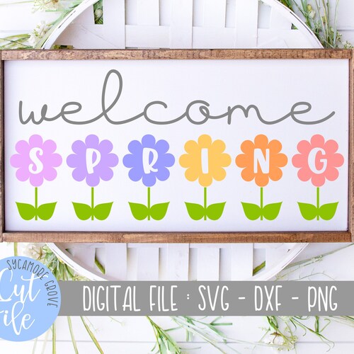 Spring SVG - Etsy