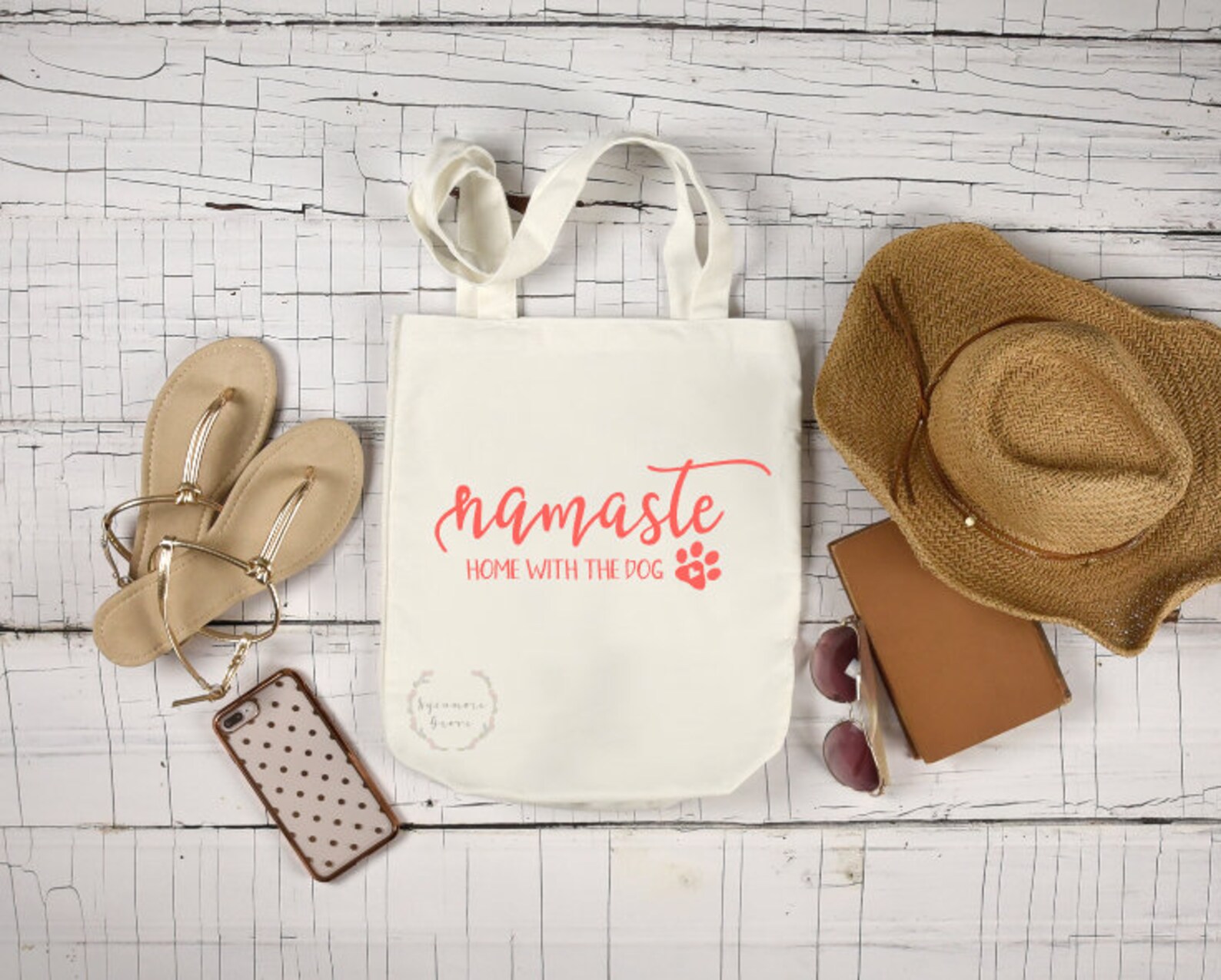 Namaste Home With the Dog SVG Dog Mom Svg Stay Home Svg - Etsy