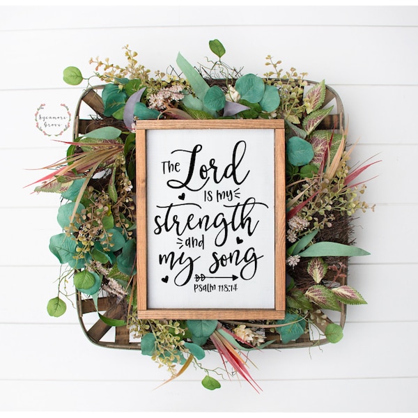Lord is My Strength - Etsy