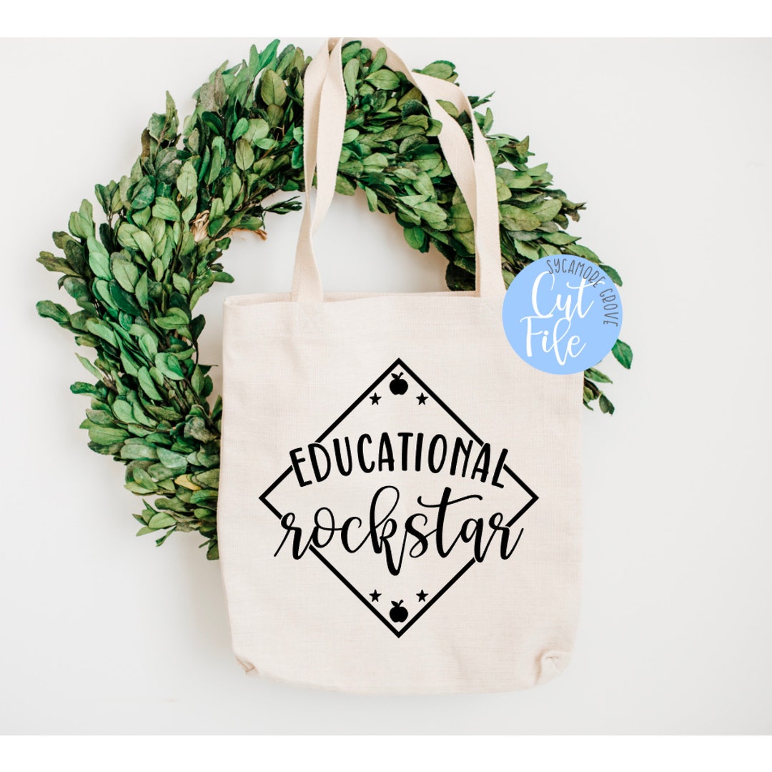 Educational Rockstar SVG, Back to School Teacher Digital Cut File - Etsy