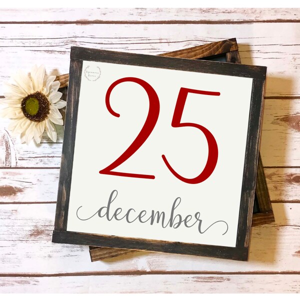 Rustic Holiday Sign - Etsy