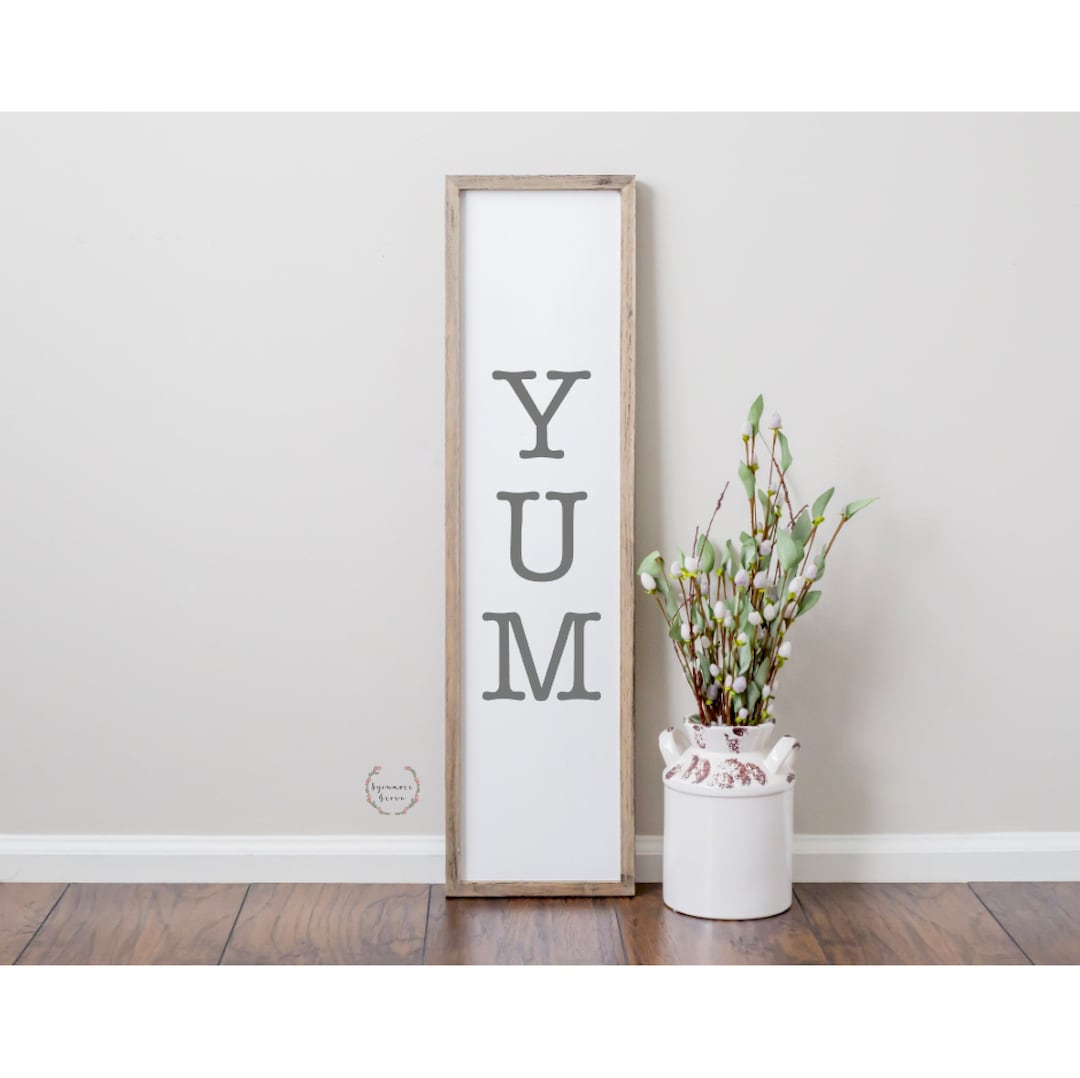 Yum Kitchen SVG, Let's Eat Digital Cut File - Etsy