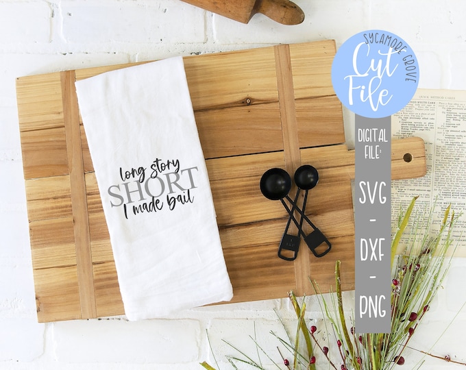 Long Story Short I Made Bail Svg, Funny Sarcastic Svg, Silhouette ...