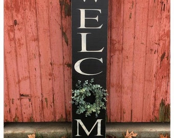 Outdoor welcome sign | Etsy