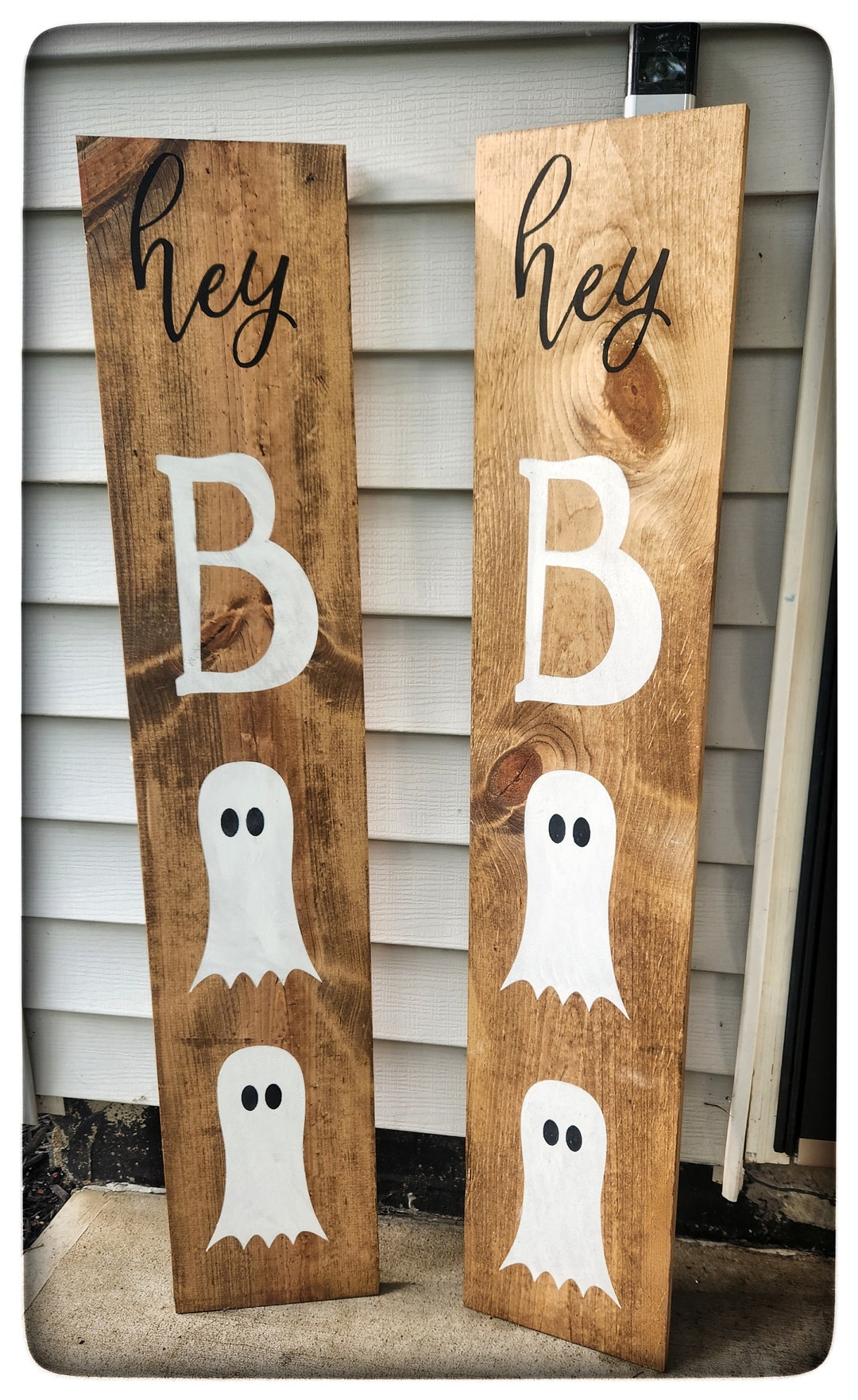 Hey Boo Sign for Porch Rustic Welcome Sign Farmhouse Welcome Sign Porch ...