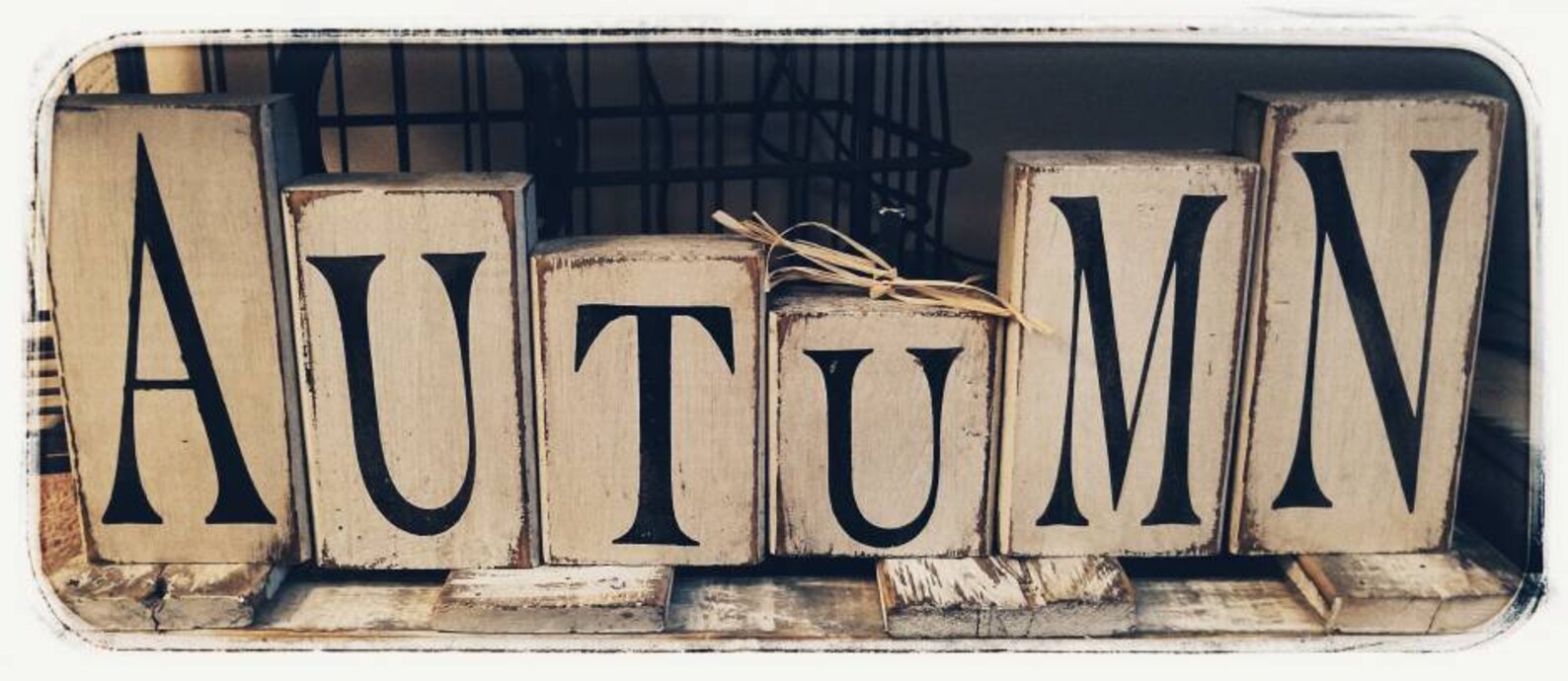 Rustic Fall Autumn Block Set FALL Rustic Welcome Sign | Etsy