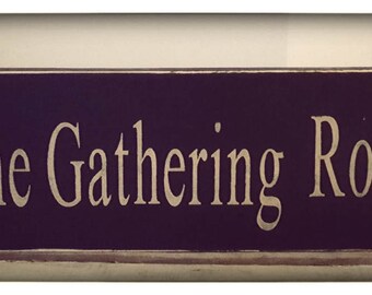 Gathering Room Sign | Etsy