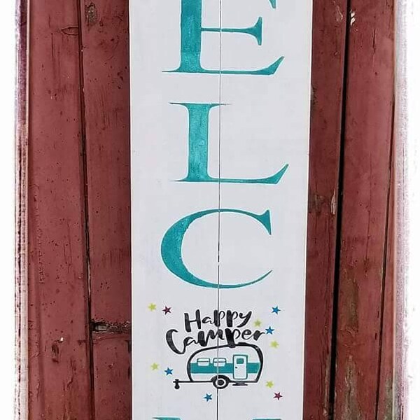 Large Camp Welcome Sign - Etsy
