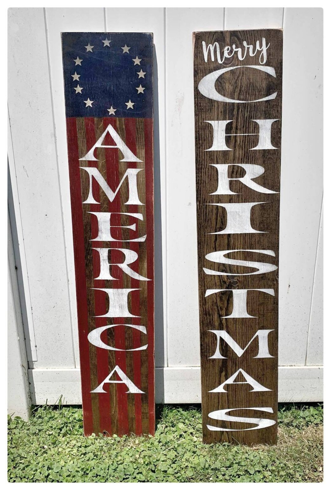 Rustic Wood WELCOME Sign for Porch Reversible Welcome Sign Farmhouse ...