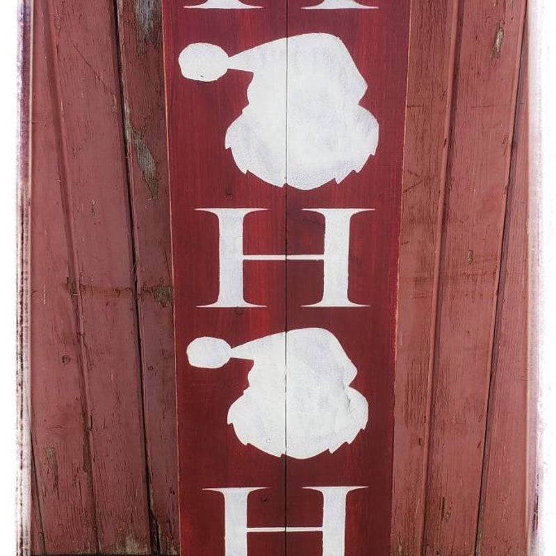 Ho Ho Ho Porch Sign - Etsy