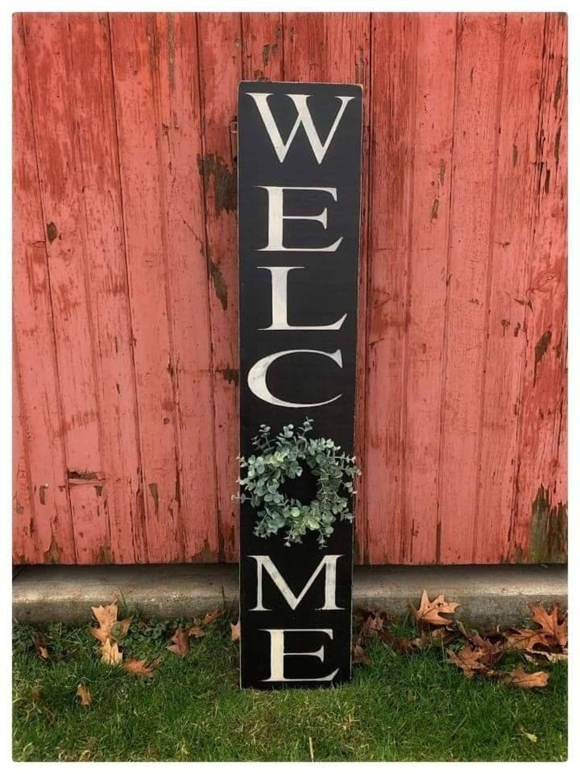 Rustic Wood Welcome Sign for Porch Rustic Welcome Sign - Etsy