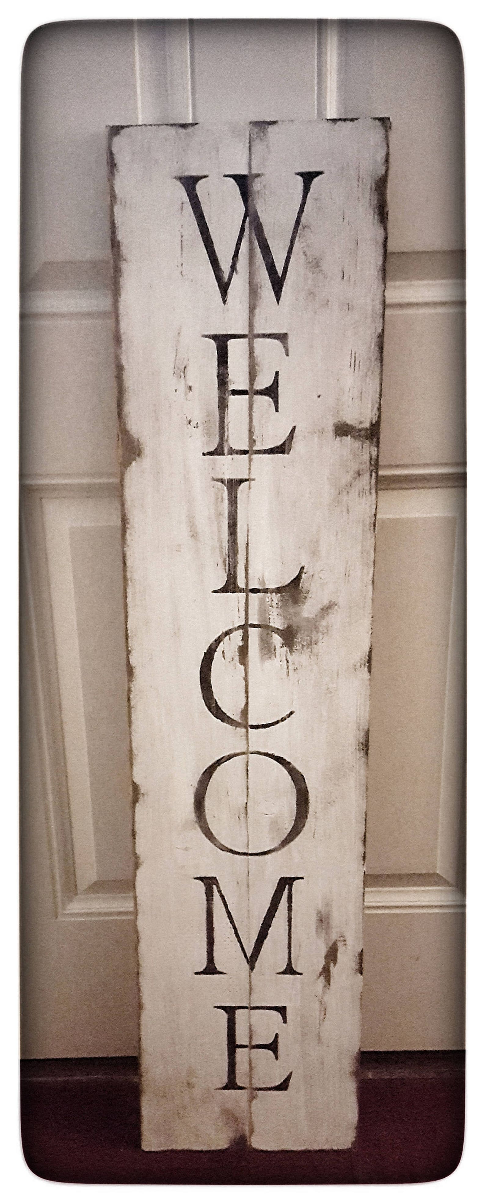 Rustic Wood WELCOME Sign for Porch Rustic Welcome Sign - Etsy