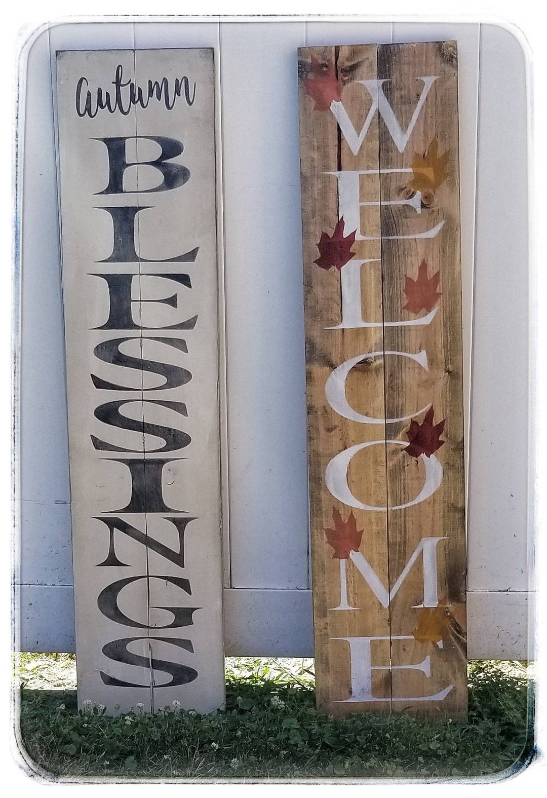 Rustic Wood WELCOME Sign for Porch Rustic Welcome Sign Farmhouse ...