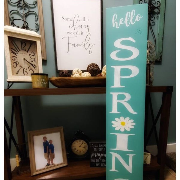 Spring Porch Sign - Etsy