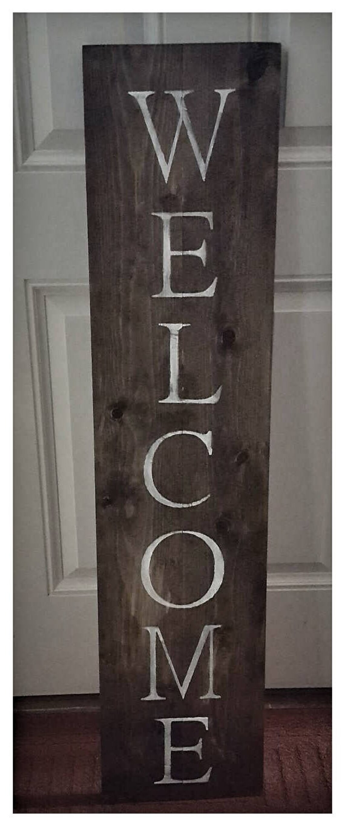 Rustic Wood WELCOME Sign for Porch Rustic Welcome Sign - Etsy